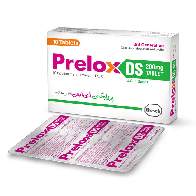 PRELOX DS 200MG TABLETS – LYFE Pharmacy