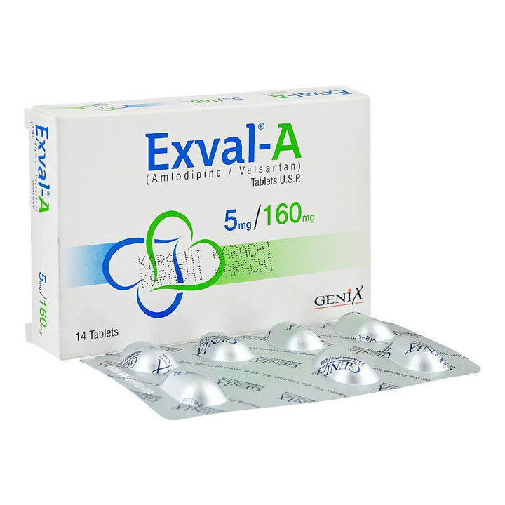 EXVAL 5MG 160MG TAB 14s – LYFE Pharmacy