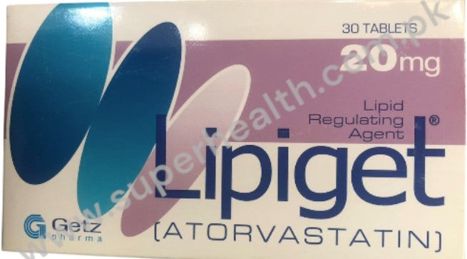 LIPIGET 20MG 30s TAB – LYFE Pharmacy