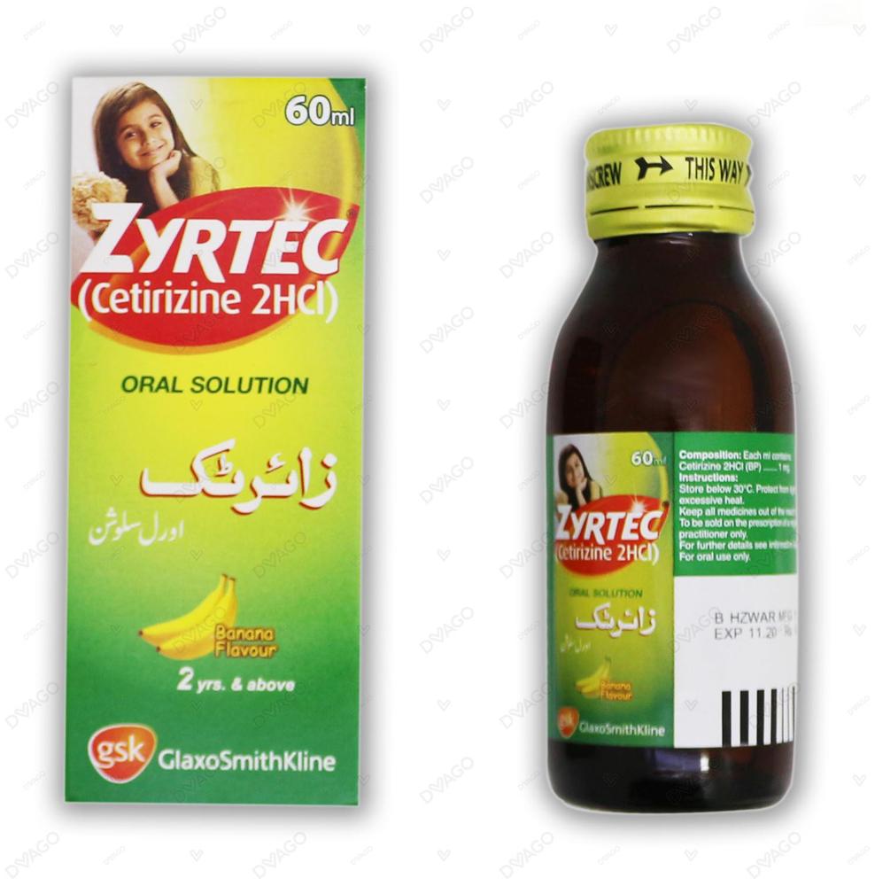 ZYRTEC ORAL SOLUTION 60ML – LYFE Pharmacy