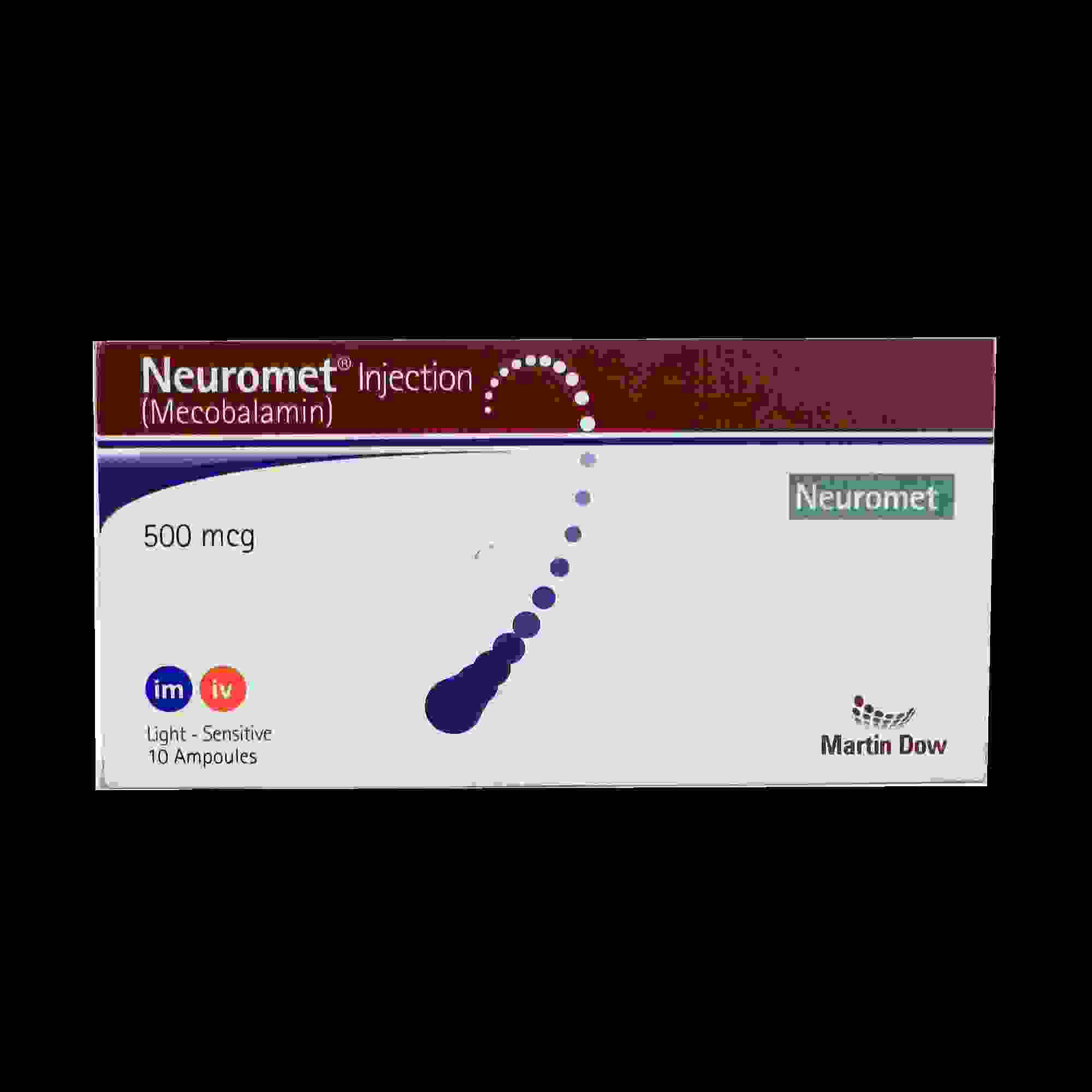 NEUROMET SL 500MCG TAB 30S – LYFE Pharmacy